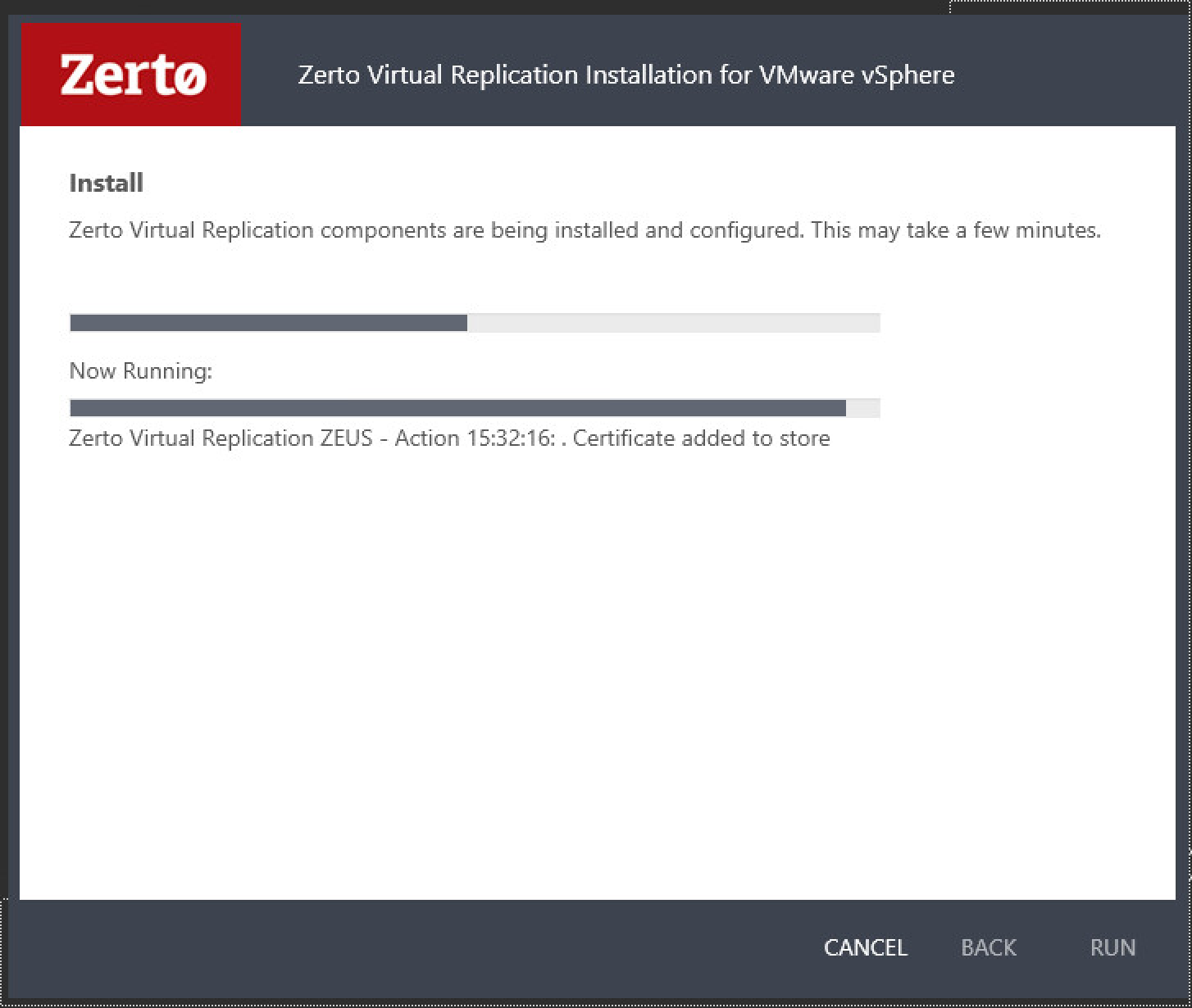 Zerto: ZVM Installation – Gene's Virtualization Blog