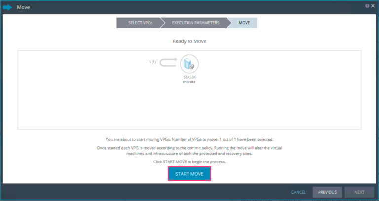 Zerto: Perform a VPG Move (VM Migration) – Gene's Virtualization Blog
